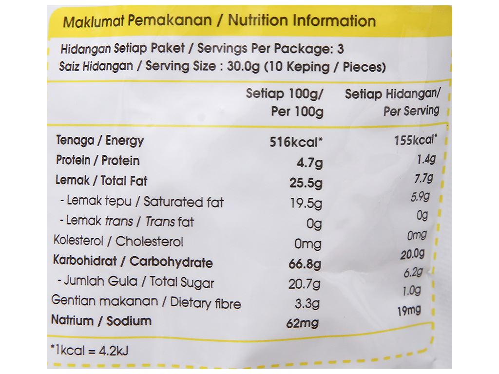 Bánh xốp kem chanh Lee Biscuits gói 90g tại Bách hoá XANH