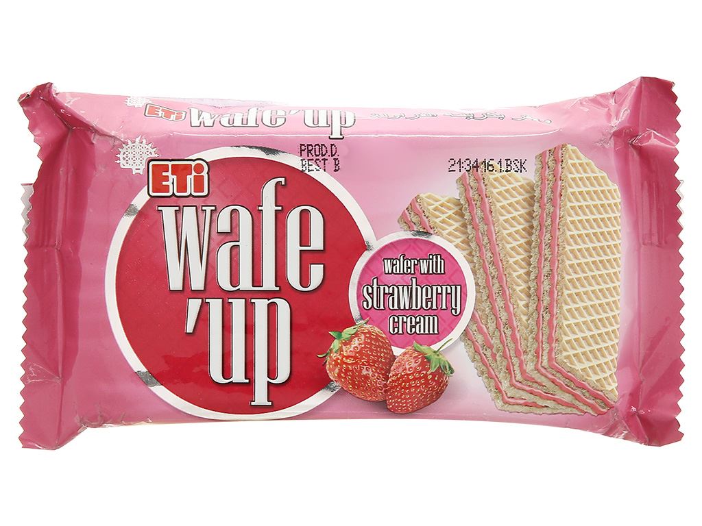 Bánh quế vị kem dâu Eti Wafe 'up gói 40g bách hóa XANH