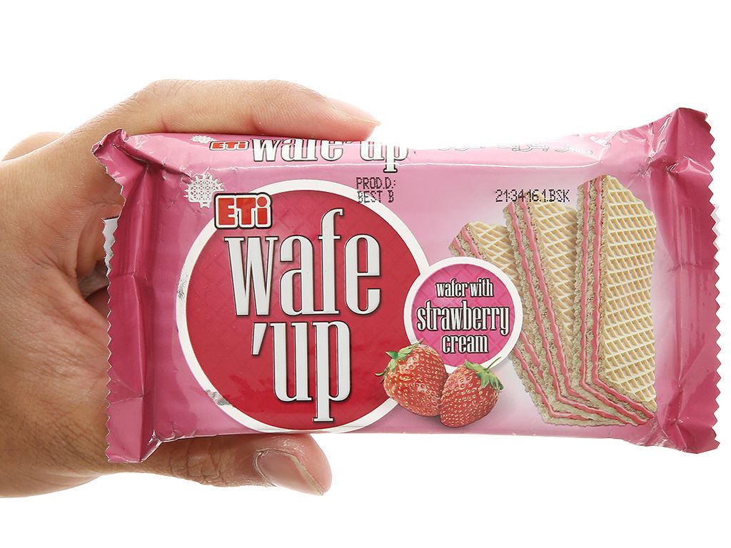 Bánh quế vị kem dâu Eti Wafe 'up gói 40g bách hóa XANH