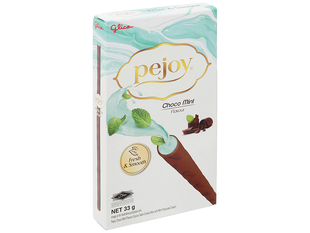 Bánh que Glico Pejoy kem socola bạc hà 33g Bách hoá XANH