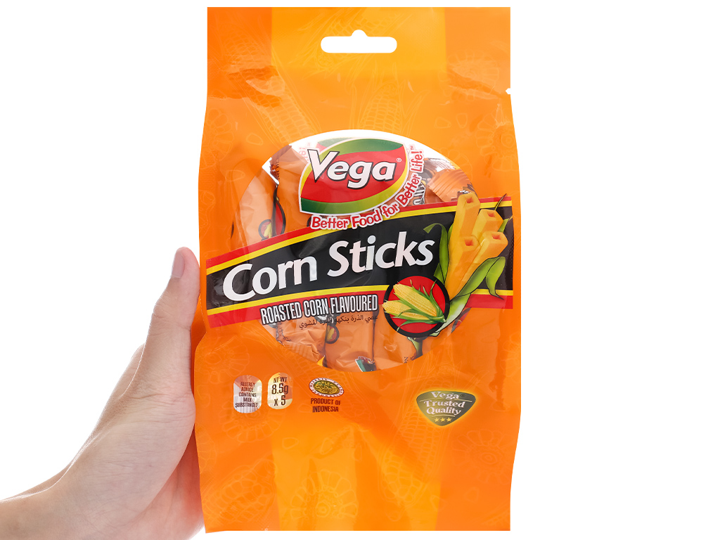 Bánh sticks Vega vị bắp nướng gói 42.5g tại Bách hoá XANH