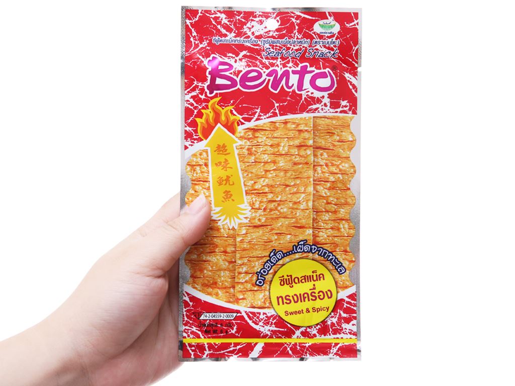 Snack mực vị cay và ngọt Bento 6g giá tốt tại Bách hoá XANH