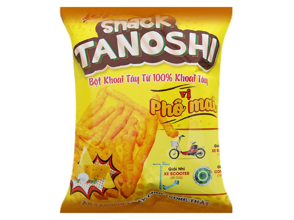 Snack vị phô mai JoJo Tanoshi 38g giá tốt tại Bách hoá XANH