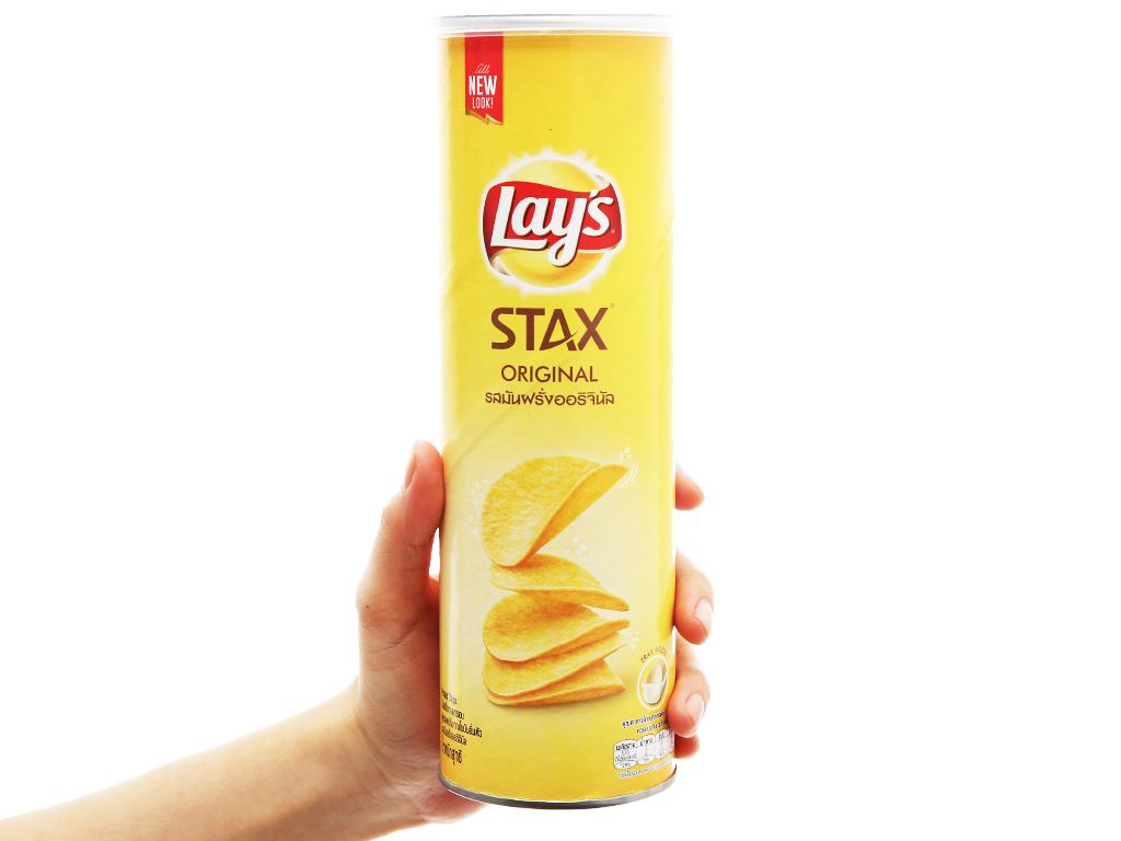 Snack khoai tây vị tự nhiên Lay's Stax lon 103g - Quality for Life