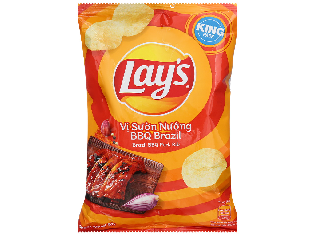 Snack vị sườn nướng BBQ Lay's 53g giá tốt tại Bách hoá XANH