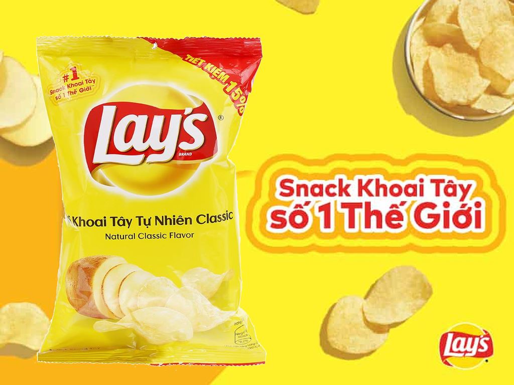 Snack khoai tây Classic Lay's 52g giá tốt tại Bách hoá XANH