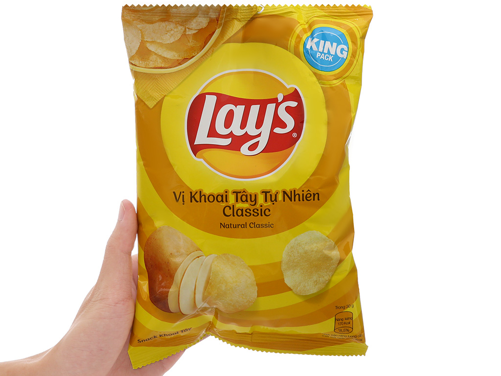 Snack khoai tây Classic Lay's 54g giá tốt tại Bách hoá XANH