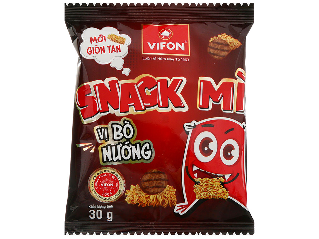 Snack mì bò nướng Vifon gói 30g giá tốt tại Bách hoá XANH