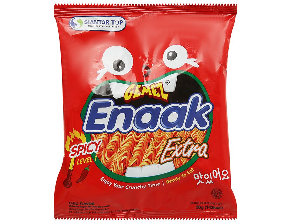 Snack mì hương ớt Enaak gói 28g giá tốt tại Bách hoá XANH