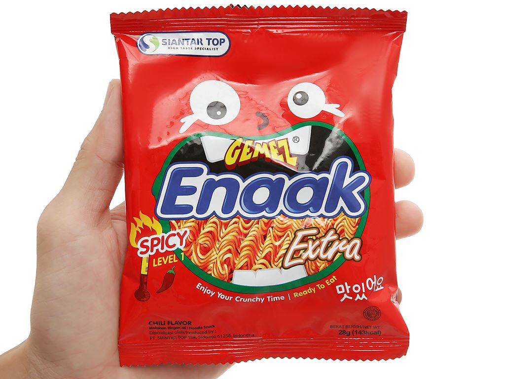Snack mì hương ớt Enaak gói 28g giá tốt tại Bách hoá XANH