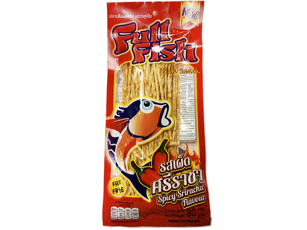 Snack Full Fish vị cay Siracha gói 80g