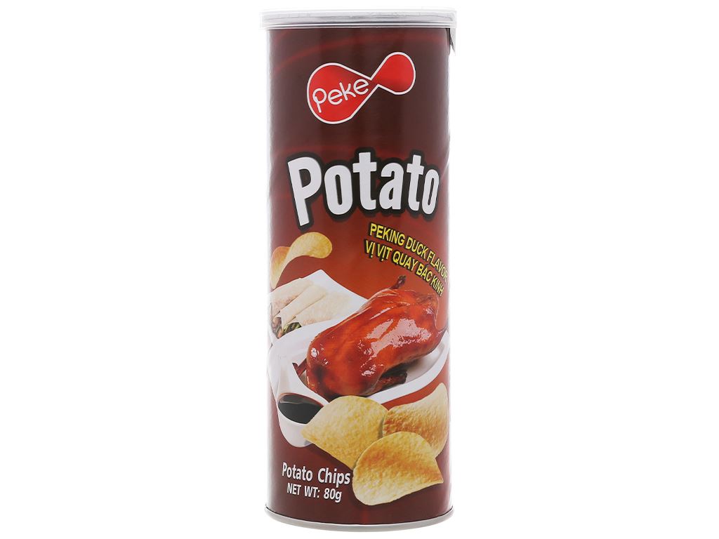 Snack khoai tây vịt quay Peke 80g giá tốt tại Bách hoá XANH