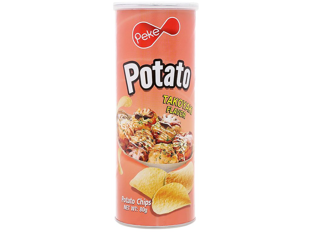 Snack khoai tây takoyaki Peke 80g giá tốt tại Bách hoá XANH