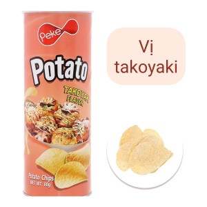 Snack khoai tây takoyaki Peke 80g giá tốt tại Bách hoá XANH