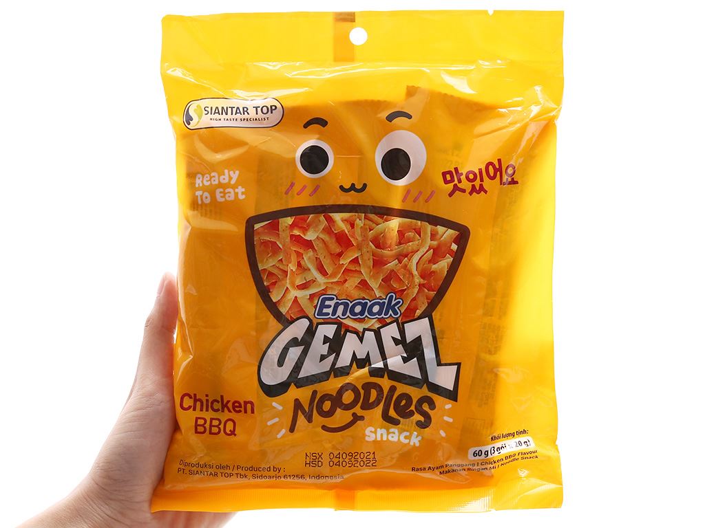 Snack mì hương gà bbq Enaak gói 60g tại Bách hóa XANH