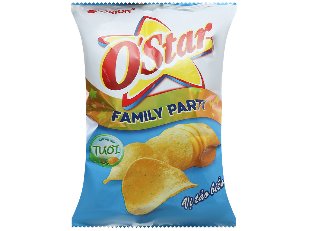 Snack vị tảo biển O'Star giòn tan gói 152g tại Bách hóa XANH