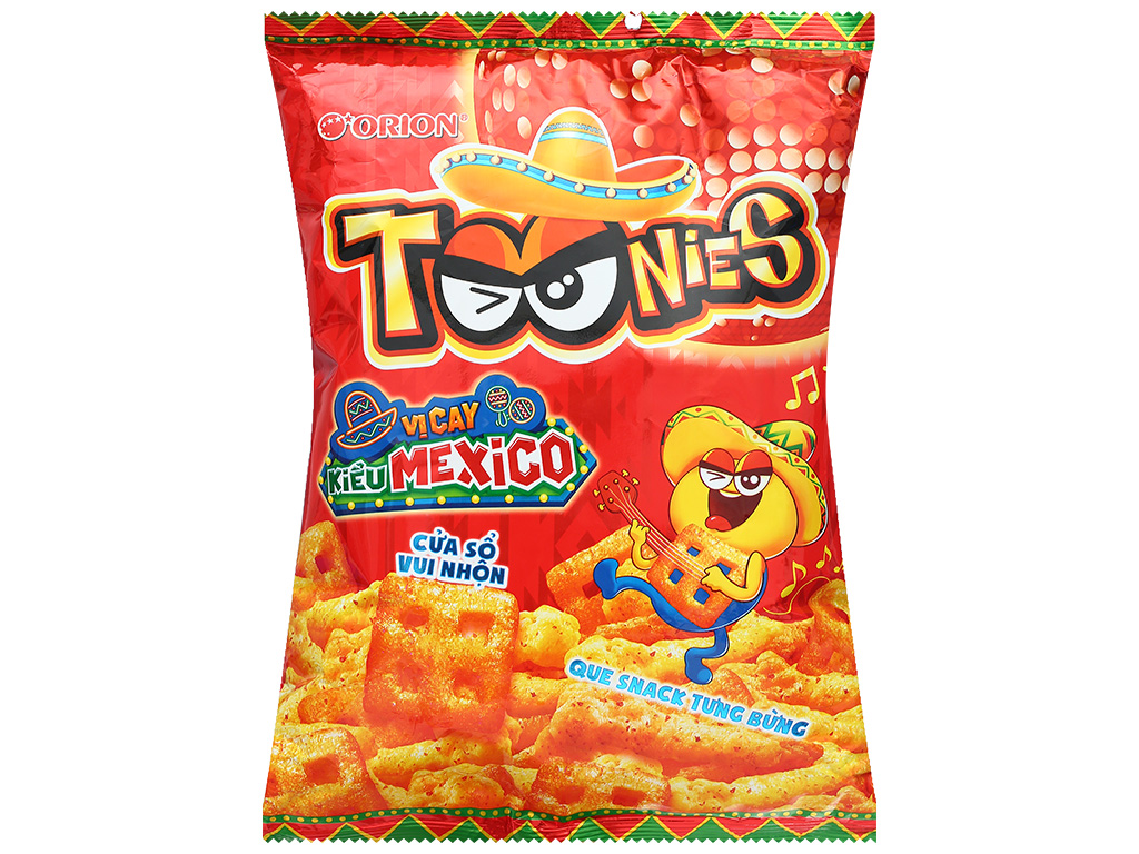 Snack vị cay kiểu Mexico Toonies gói 60g tại Bách hóa XANH