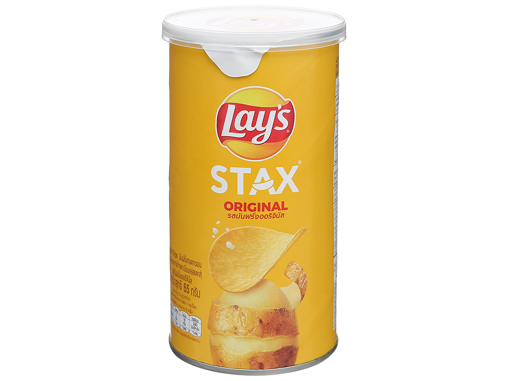 Snack khoai tây vị tự nhiên Lay's lon 65g tại Bách hóa XANH