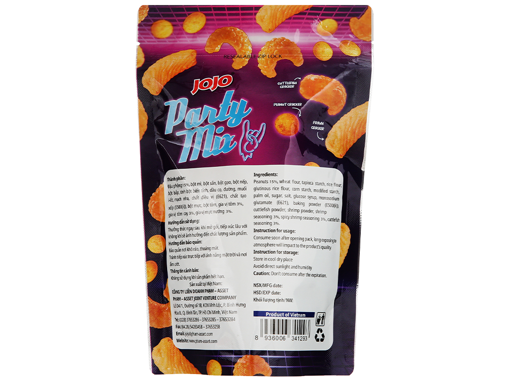 Snack Party Mix JoJo gói 70g tại Bách hóa XANH