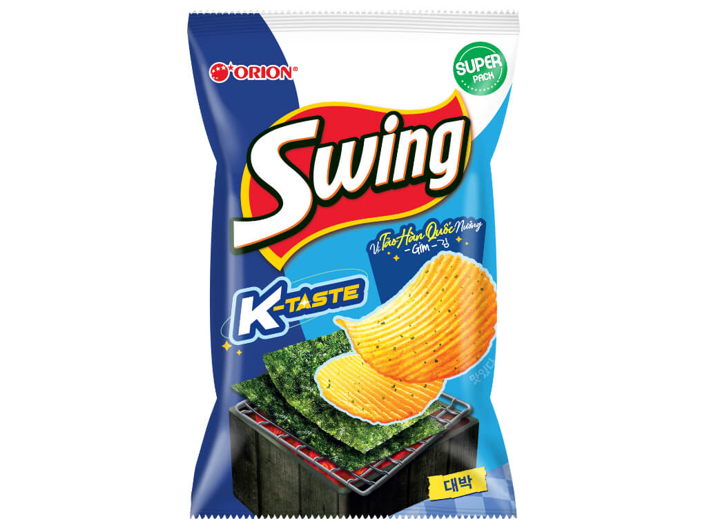 Snack vị tảo Hàn Quốc nướng Swing gói 50g tại Bách hóa XANH