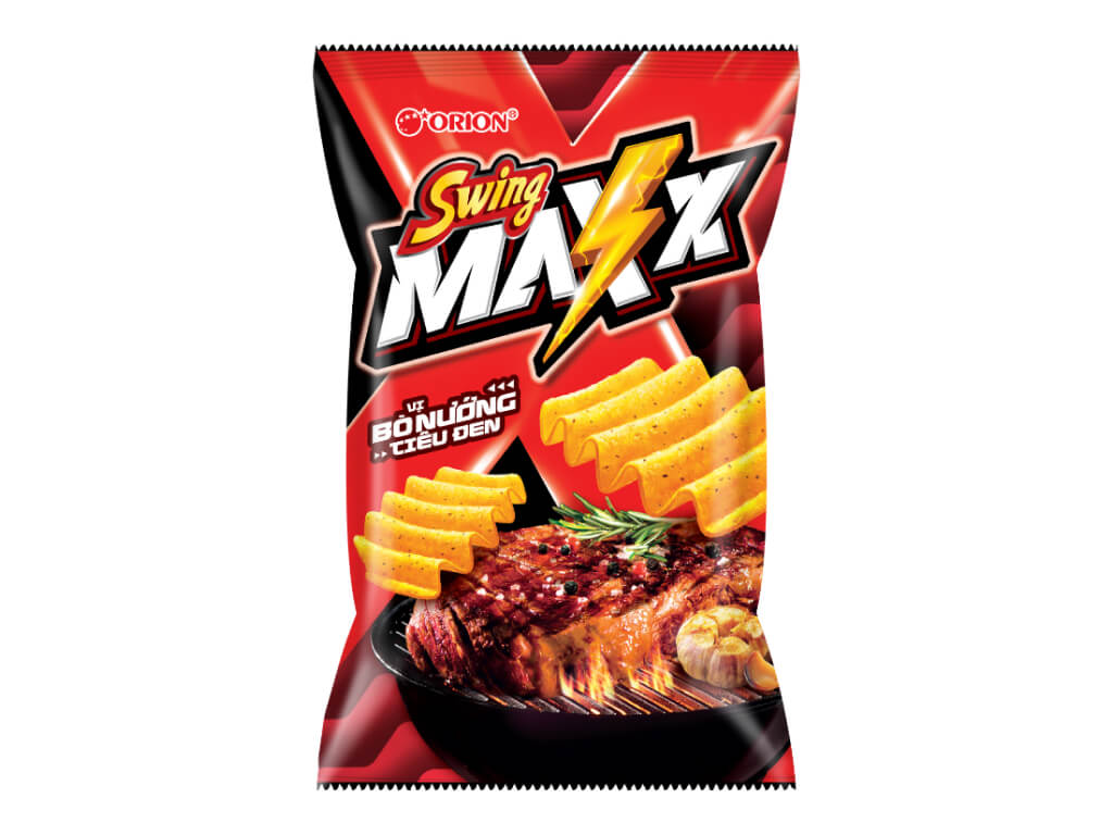 Snack vị bò nướng tiêu đen Swing Maxx 95g tại Bách hóa XANH