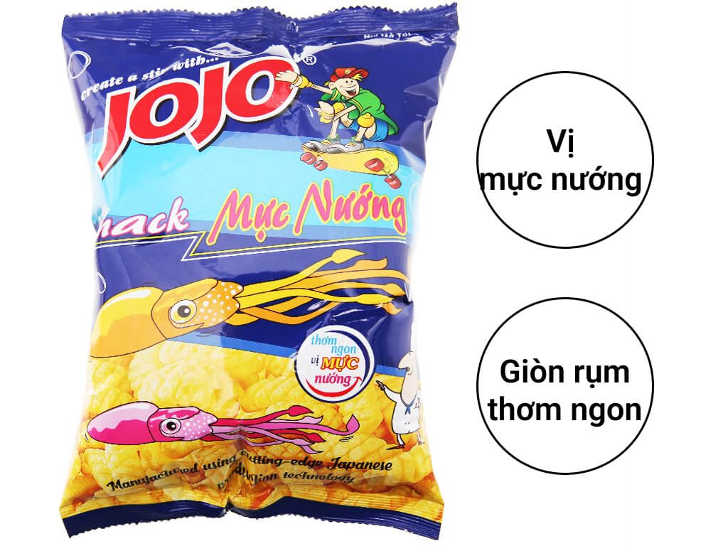 Snack vị mực nướng JoJo gói 40g giá tốt tại Bách hoá XANH