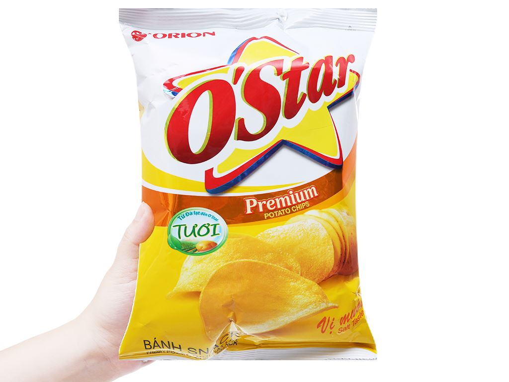 Snack khoai tây vị muối O'Star 48g giá tốt tại Bách hoá XANH