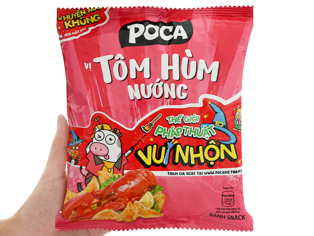 Snack vị tôm nướng Poca Partyz 32g giá tốt tại Bách hoá XANH