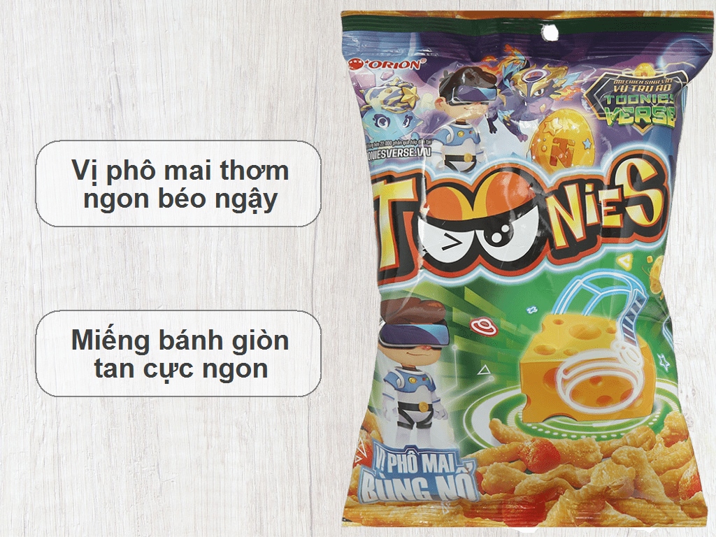Snack Toonies vị phô mai gói 35g giá tốt tại Bách hoá XANH