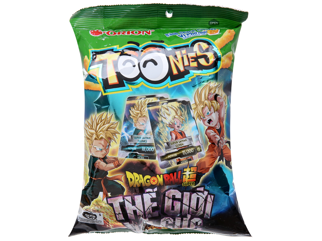 Snack vị phô mai Toonies gói 38g giòn ngon, hấp dẫn, giá tốt