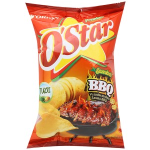Snack khoai tây vị sườn O'Star 48g giá tốt tại Bách hoá XANH