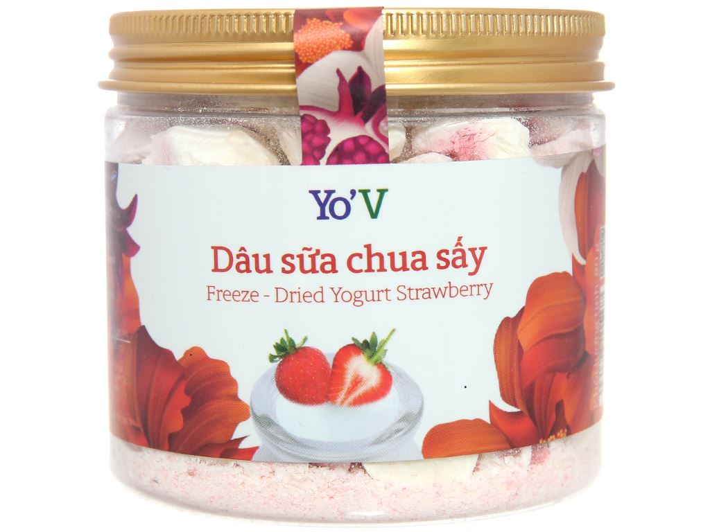 Sữa chua sấy vị dâu Yo'V hũ 80g giá tốt tại Bách hoá XANH