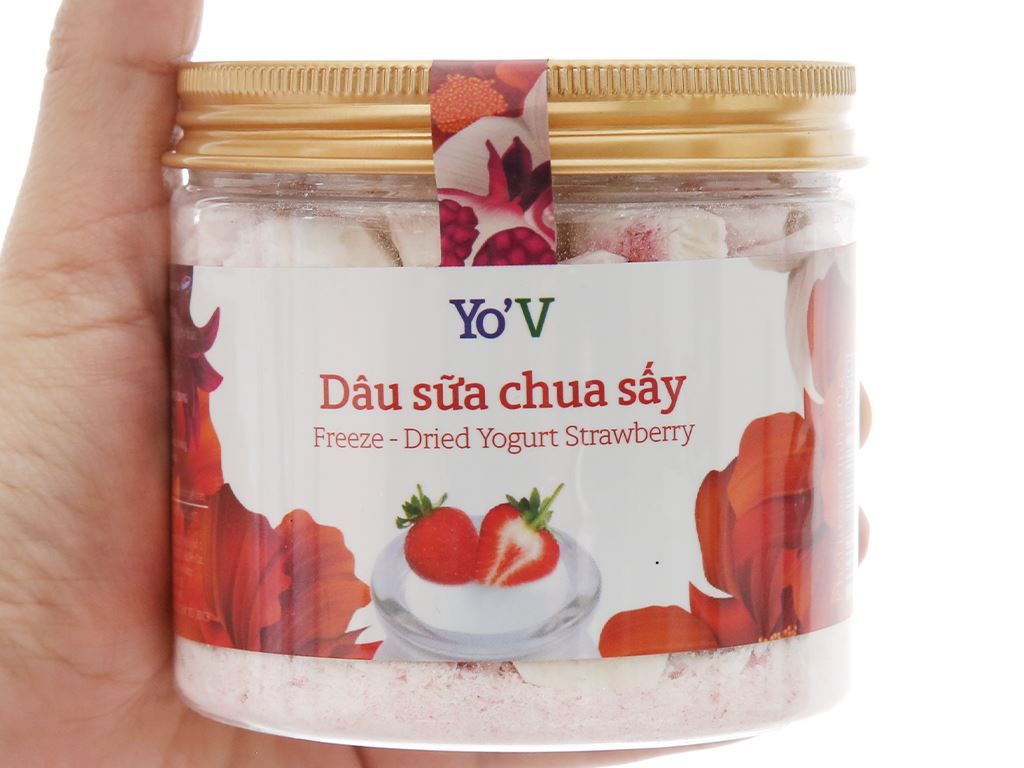 Sữa chua sấy vị dâu Yo'V hũ 80g giá tốt tại Bách hoá XANH