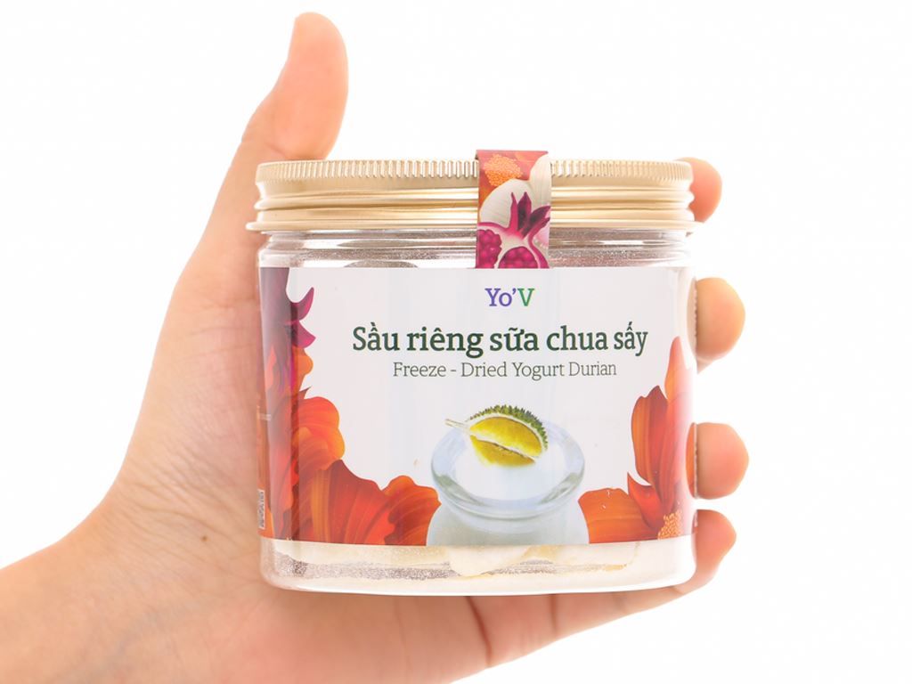 Sữa chua sấy vị sầu riêng Yo'V 60g giá tốt tại Bách hoá XANH