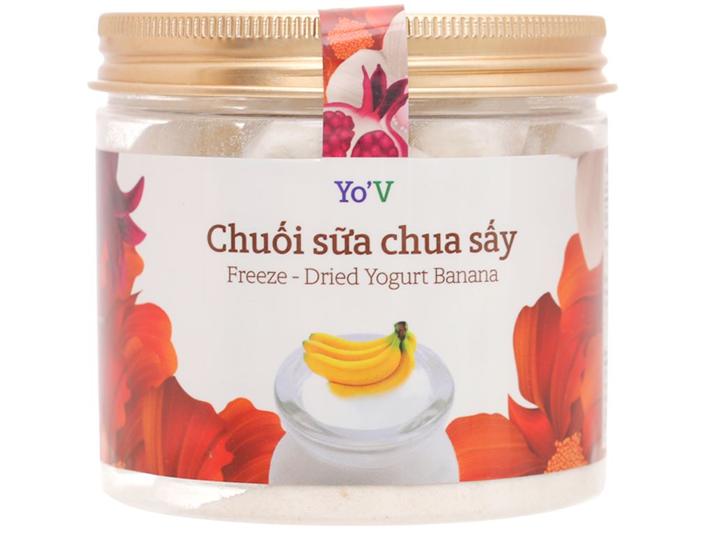 Sữa chua sấy vị chuối Yo'V hũ 60g giá tốt tại Bách hoá XANH