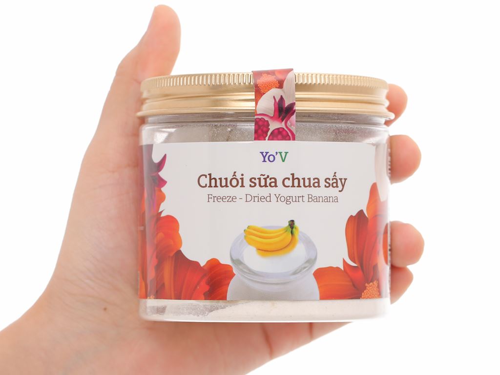 Sữa chua sấy vị chuối Yo'V hũ 60g giá tốt tại Bách hoá XANH