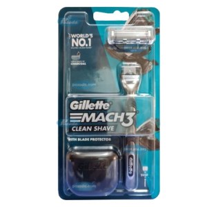 Dao cạo râu Gillette Mach3 Clean 1Up