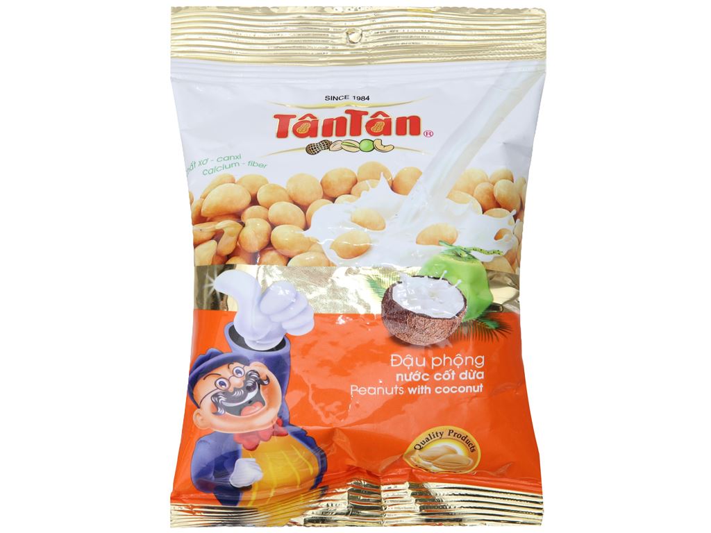 Đậu phộng nước cốt dừa Tân Tân 75g giá tốt tại Bách hoá XANH