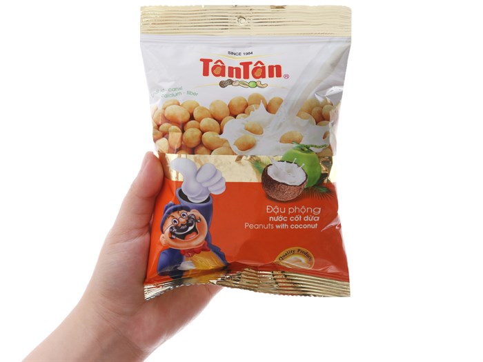 Đậu phộng nước cốt dừa Tân Tân 75g giá tốt tại Bách hoá XANH