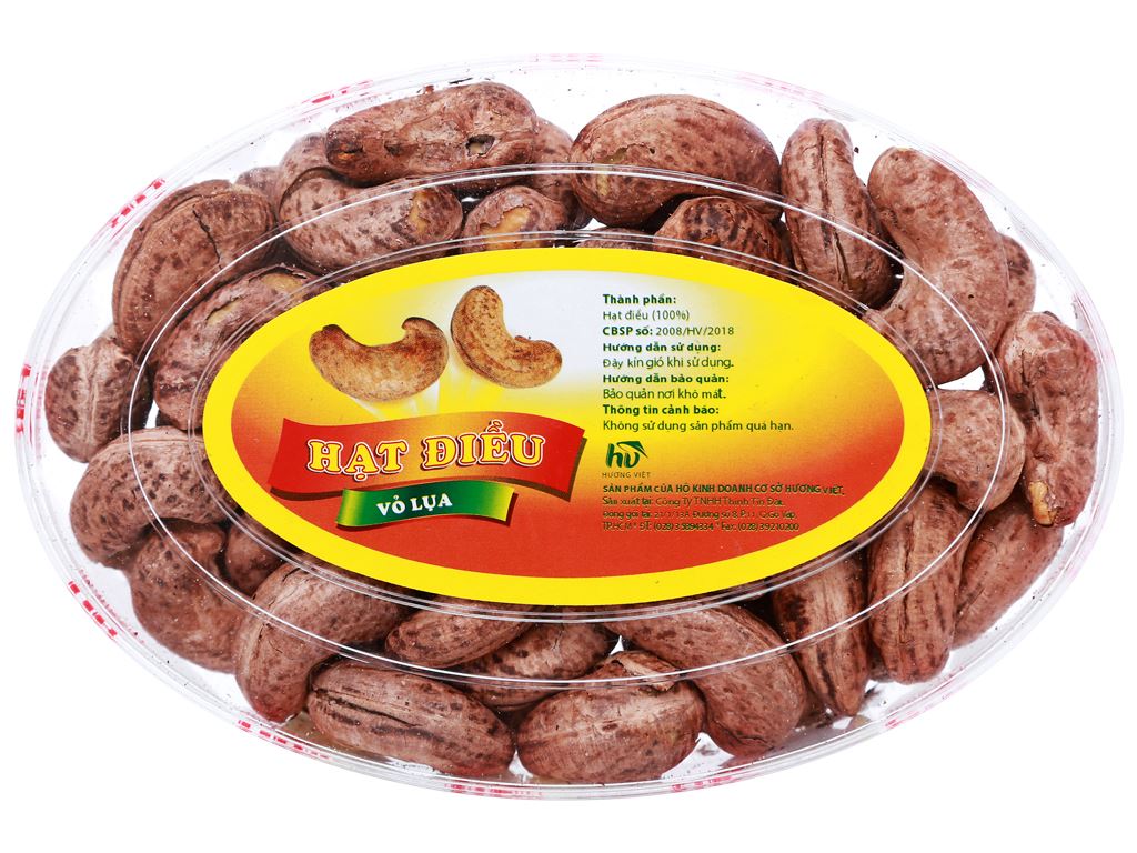 Hạt điều vỏ lụa Hương Việt 150g giá tốt tại Bách hoá XANH