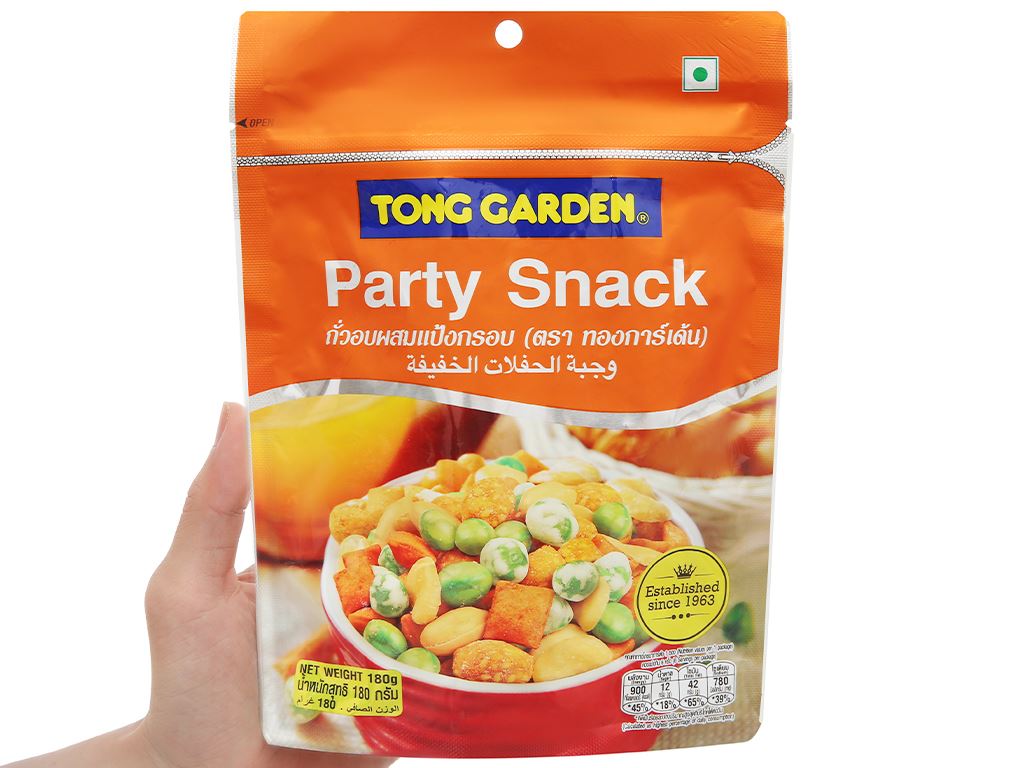 Snack đậu hỗn hợp Tong Garden 180g giá tốt tại Bách hoá XANH