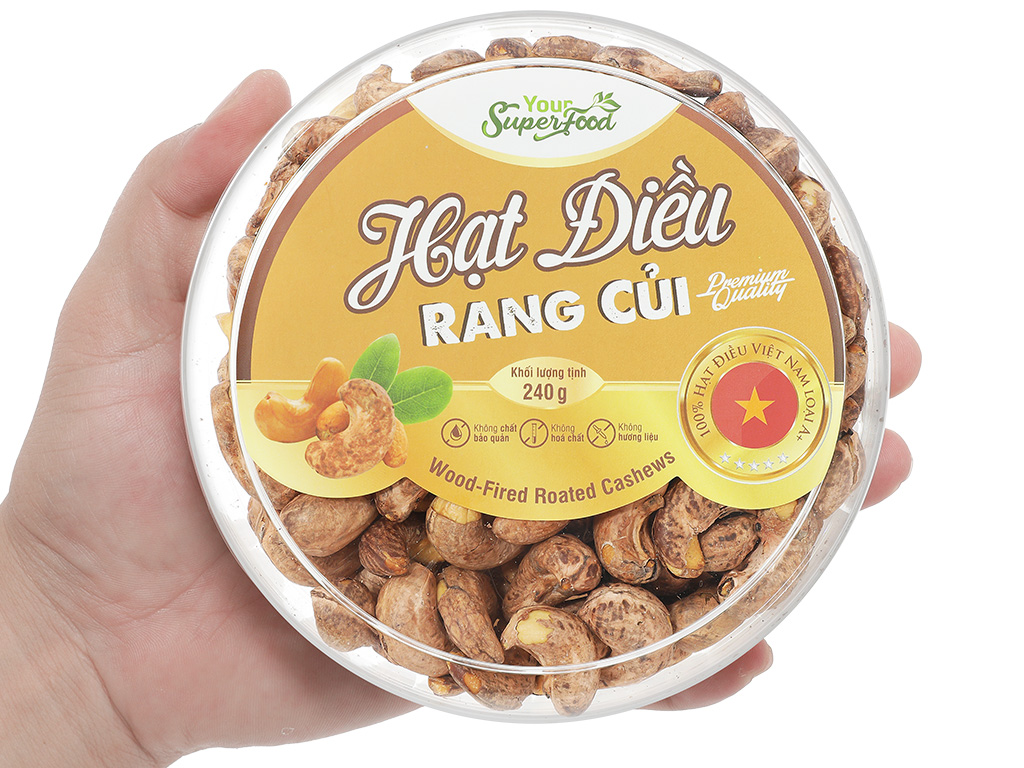 Hạt điều rang vỏ lụa Your Superfood 240g tại Bách hóa XANH