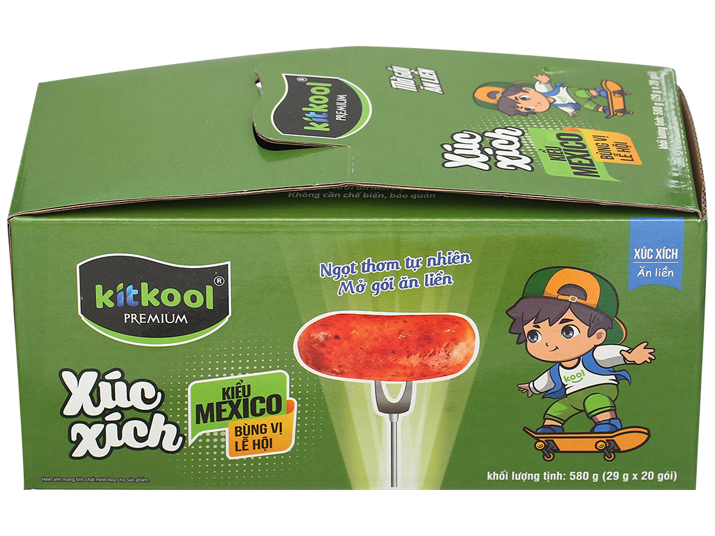 Xúc xích tiệt trùng kiểu mexico Kitkool Bách hoá XANH
