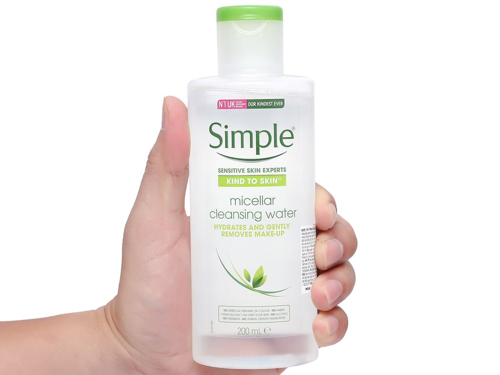 Nước tẩy trang Simple chai 200ml giá tốt tại Bách hoá XANH