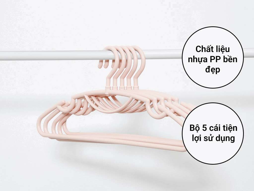 5 móc áo xoay nhựa Inochi HARA 176 giá tốt tại Bách hoá XANH