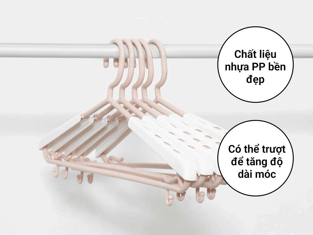 5 móc áo trượt lớn hara Inochi 177 giá tốt tại Bách hoá XANH