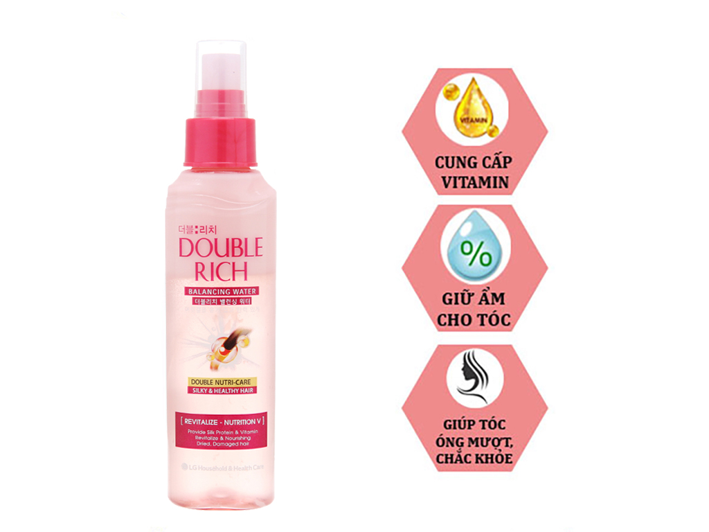Xịt dưỡng tóc Double Rich 120ml giá tốt tại Bách hoá XANH