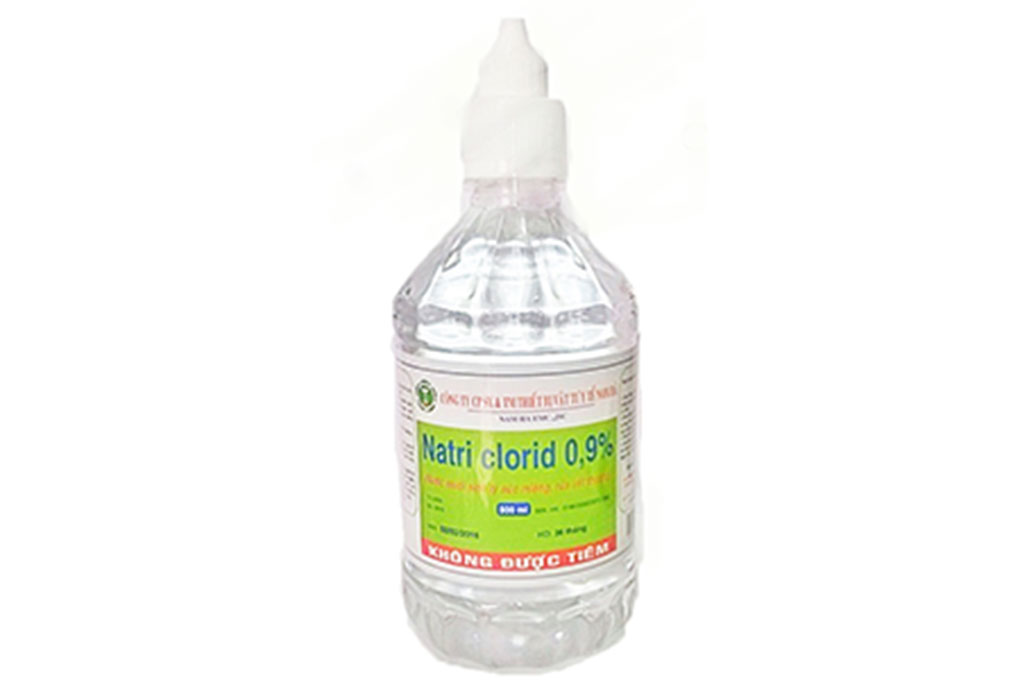 Dung dịch Natri Clorid Nam Hà 0.9% rửa vết thương, súc miệng chai 500ml ...