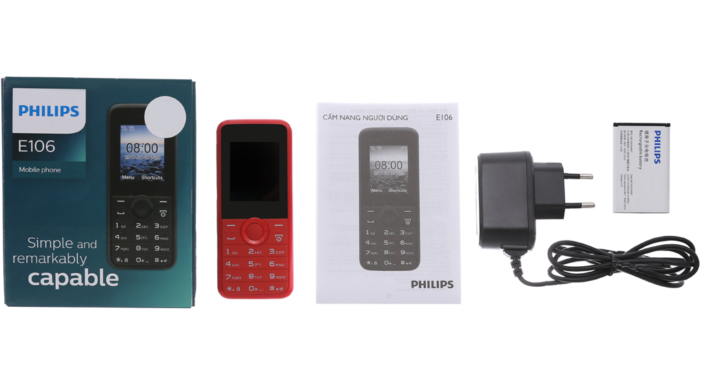 Điện thoại Philips E106 - thegioididong.com