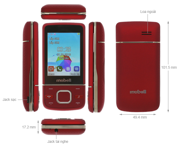 Mobell M889 | Giá rẻ, chính hãng, nhiều khuyến mãi